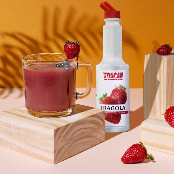 TOSCHI Strawberry, Acrobatic Fruit Syrup | Sweet & Tangy