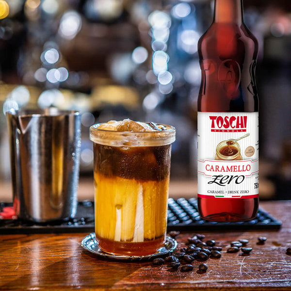 TOSCHI Caramel Zero+ Syrup (750ml) | Rich & Sugar-free
