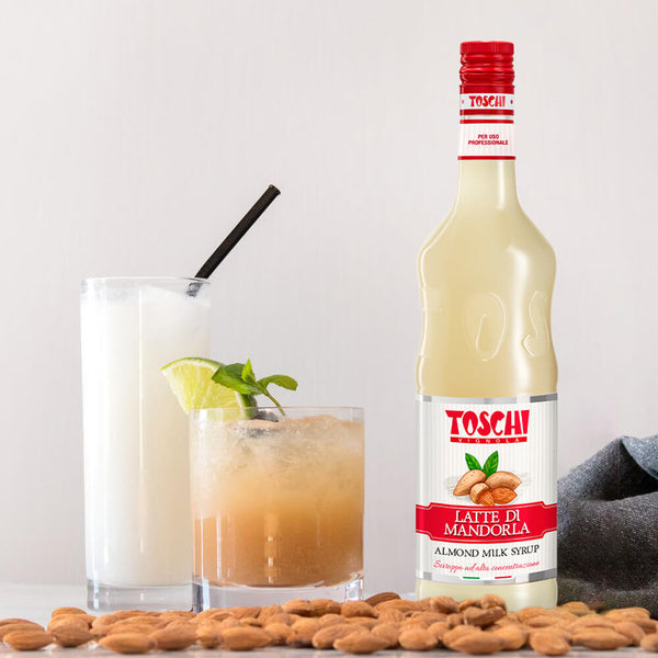 TOSCHI Almond Milk Syrup (1 Litre) | Nutty & Velvety